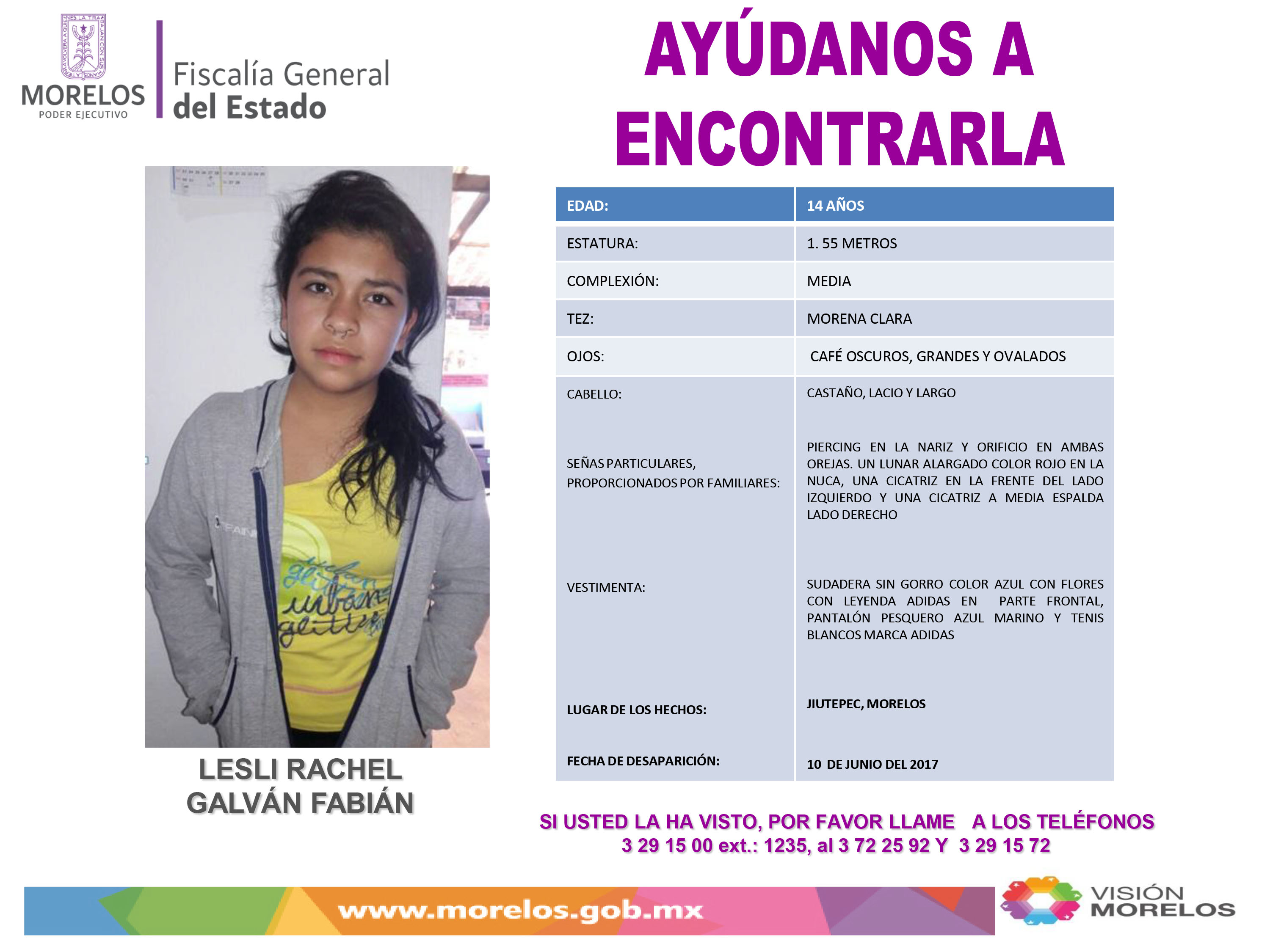 Lesli Rachel Galván Fabián | Fiscalía General del Estado de Morelos